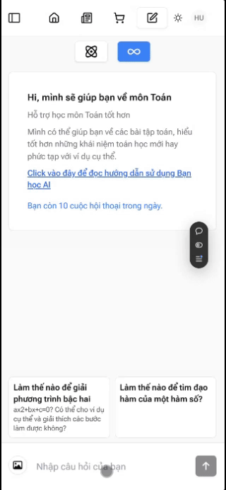Bạn học AI - Học tập tốt hơn và cùng giải bài tập với trí tuệ nhân tạo ...